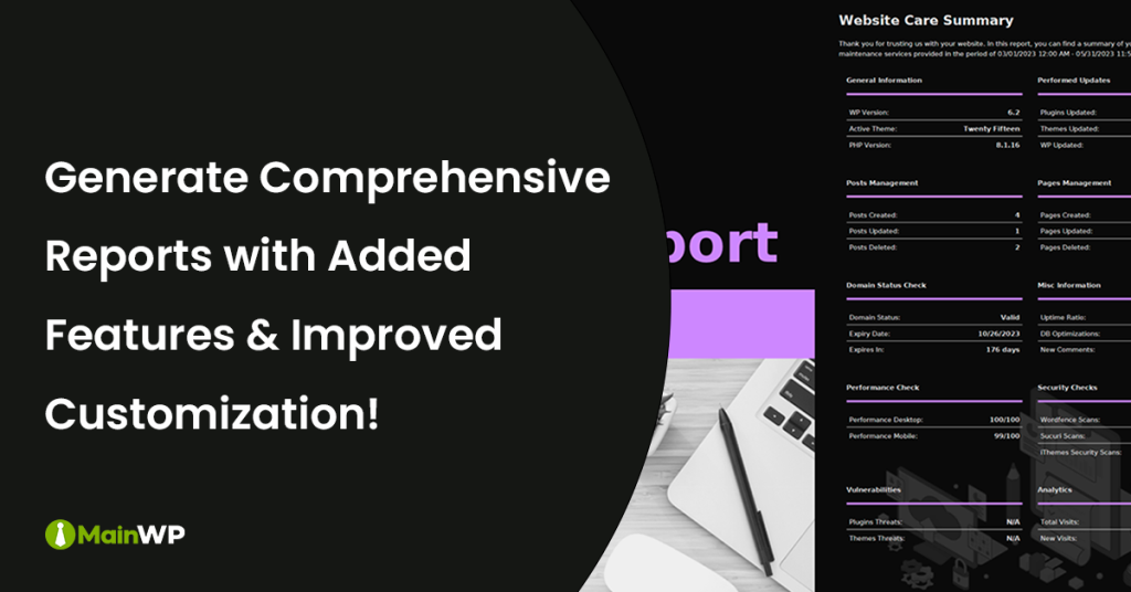 📢 Impress Your Clients with Enhanced Features to MainWP Pro Reports Extension! - MainWP ...